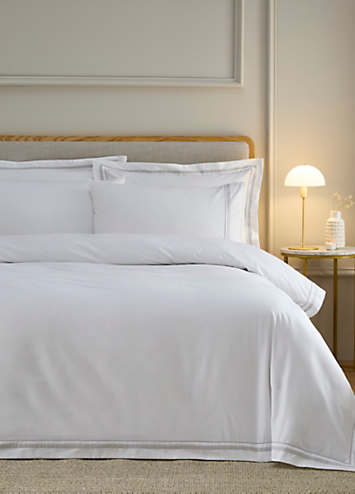 365 by Freemans Landon Silver 250 Thread Count 100% Cotton Duvet Cover ...