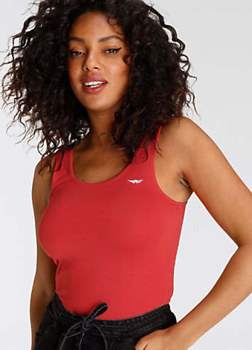 Arizona Logo Vest Top | Curvissa