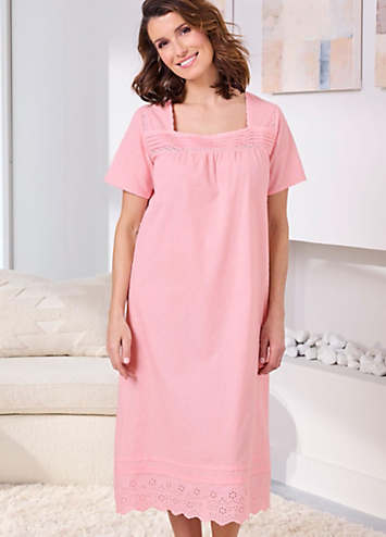 Cotton Traders Pure Cotton Nightdress | Curvissa