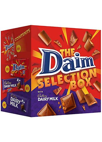 Daim & Dairy Milk Chocolate Selection Box Christmas shop | Curvissa