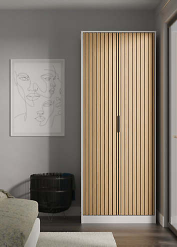 Fiji Ready Assembled 2 Door Wardrobe | Curvissa