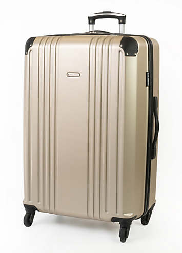 Gino Ferrari Valor Reenforced Large Hard Shell Luggage with Wheels ...