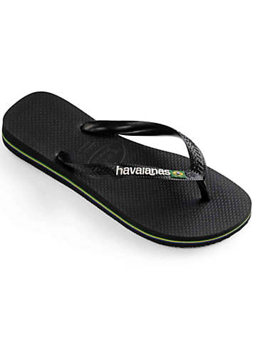 Havaianas Brasil Logo Flip Flops | Curvissa