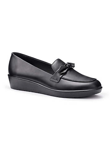 Hotter Black Amber Shoes | Curvissa