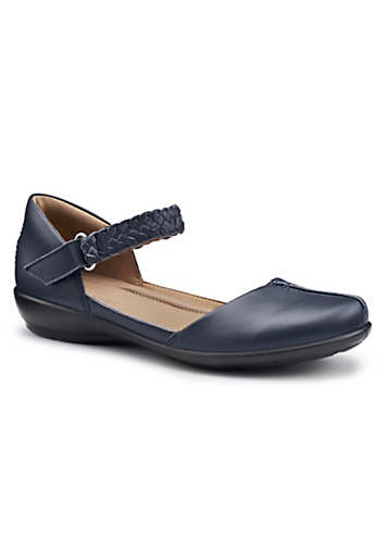 Hotter Denim Lake Mary Jane Shoes | Curvissa