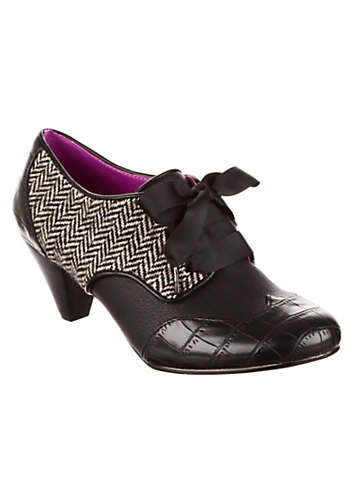 Irregular Choice Black Tippy Tap Shoes | Curvissa