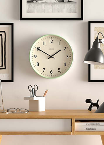 Jones Clocks ’The Jam’ Modern Colourful Wall Clock | Curvissa