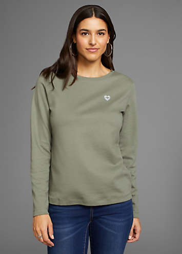 KangaROOS Logo Print Sweatshirt | Curvissa