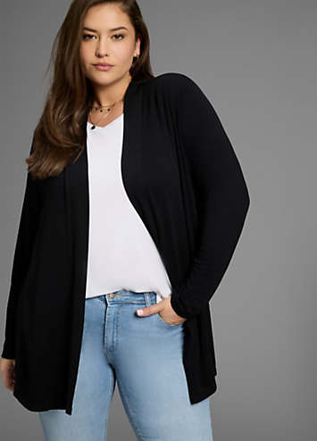 Laura Scott Edge to Edge Knitted Cardigan | Curvissa