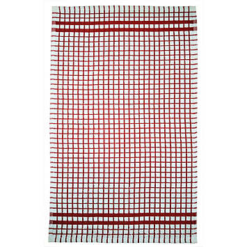 Le Chateau Set of 6 Check Terry Tea Towels | Curvissa