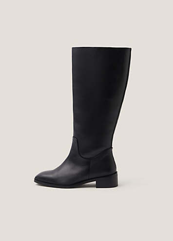 Monsoon Meg Leather Knee-High Boots | Curvissa