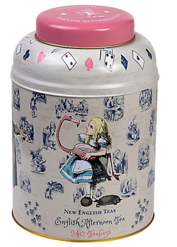New English Teas Alice In Wonderland Large Tea Caddy | Curvissa