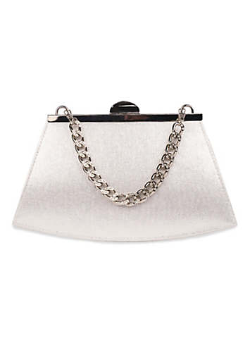 Paradox London Silver Shimmer Dayana Handbag | Curvissa