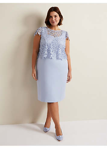 Phase Eight Daisy Lace Double Layer Dress | Curvissa