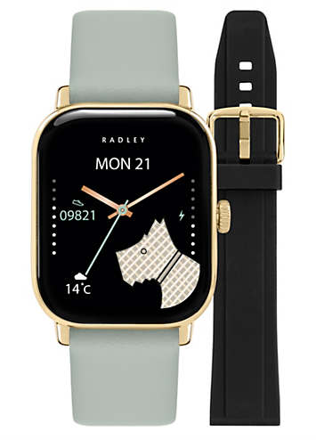 Radley London Smart Series 56 Set - Black Sili & Eucalyptus Leather ...