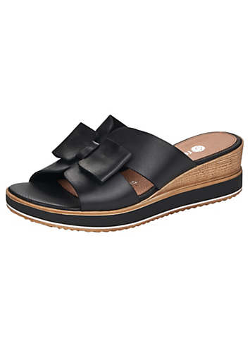 Remonte Logo Lettering Mules | Curvissa