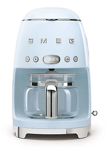 SMEG DCF02PBUK Drip Coffee Machine - Pastel Blue | Curvissa