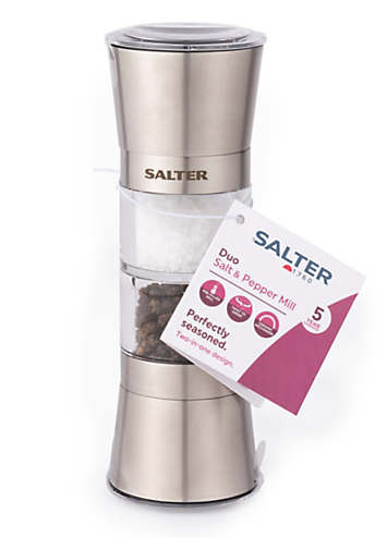 Salter Duo Salt & Pepper Mill Filled | Curvissa