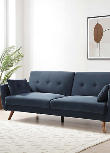 Sicily Velvet Sofa Bed | Curvissa