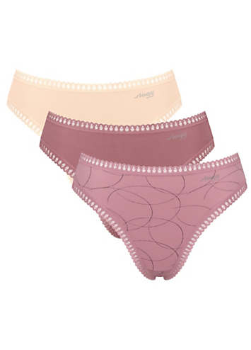 Sloggi Pack of 3 GO Crush Mini Briefs | Curvissa