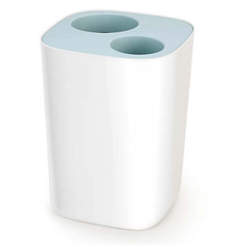 Split Bathroom Waste Separation Bin by Joseph Joseph | Curvissa