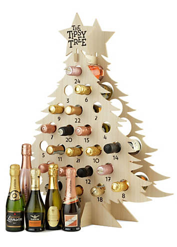 Tall Tipsy Tree Advent Calendar With Fizz by Spicers of Hythe | Curvissa