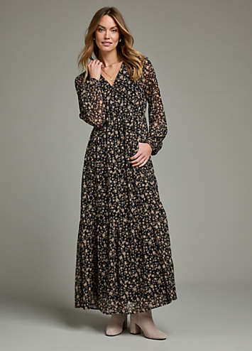 Together Floral Print Maxi Dress | Curvissa