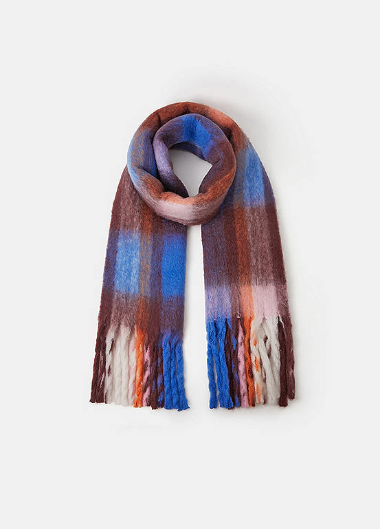 Accessorize Super Soft Check Scarf | Curvissa