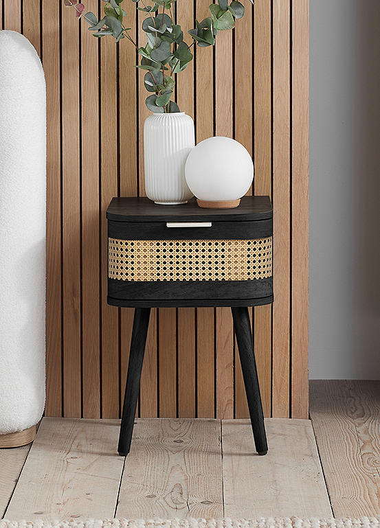 Birlea Noah 1 Drawer Bedside Table | Curvissa