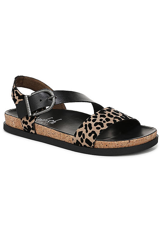 Blowfish Leopard Lance Regular Fit Strappy Sandals | Curvissa