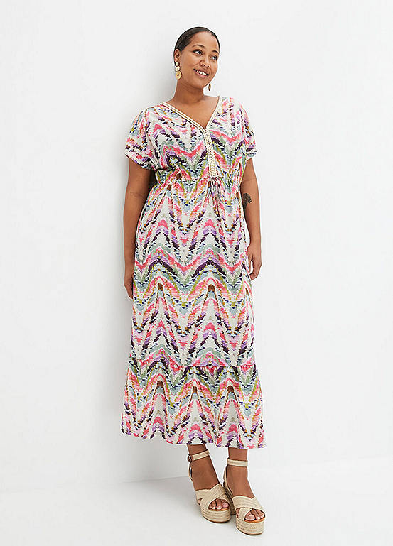 bonprix Batik Maxi Dress | Curvissa