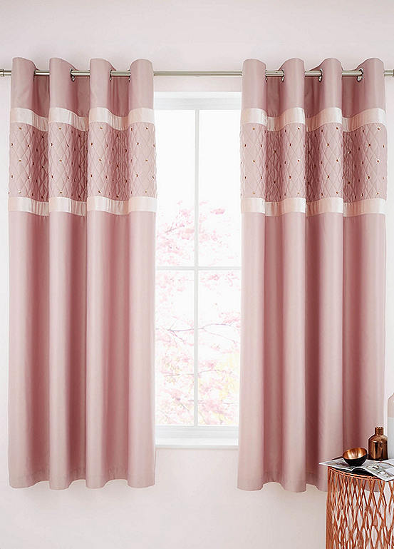 Catherine Lansfield Sequin Cluster Curtains | Curvissa