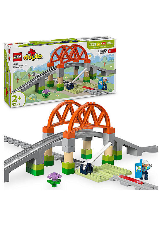 LEGO Duplo Train Bridge & Tracks Expansion | Curvissa