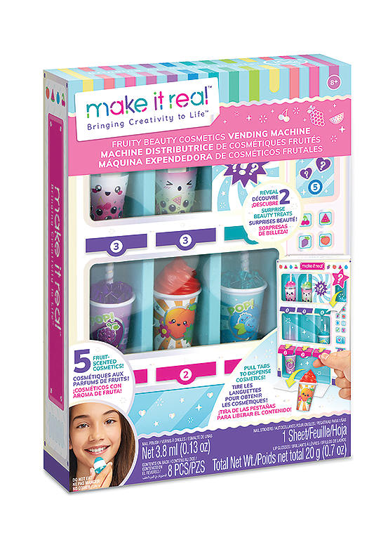 Make It Real Fruity Beauty Cosmetics Vending Machine | Curvissa