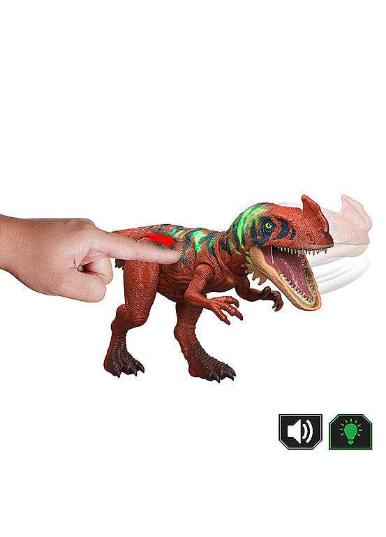 Mattel Jurassic World Wild Roar - Afrovenator Dinosaur Toy | Curvissa