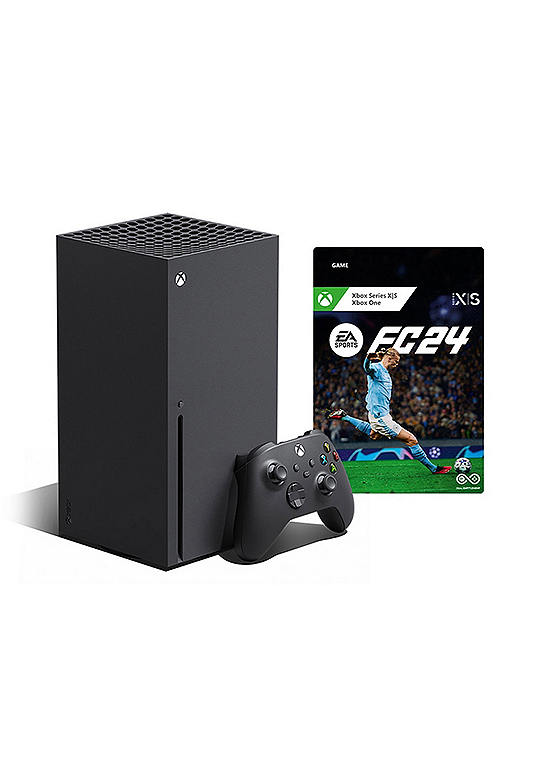 Microsoft Xbox Series X Console with EA Sports FC24 (3+) | Curvissa
