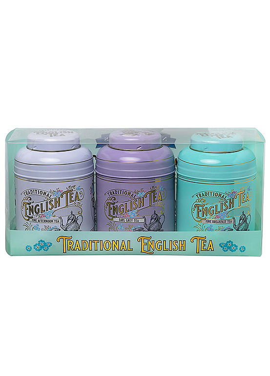 New English Teas Vintage Victorian Tea Caddy Gift Set | Curvissa