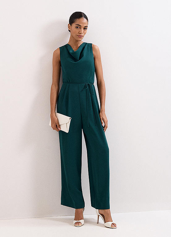 Phase Eight Monique Cowl Neck Jumpsuit | Curvissa