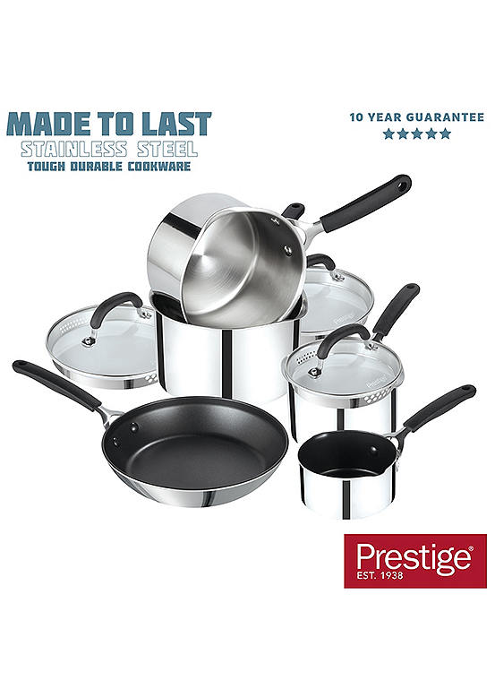 Prestige Made To Last 5 Piece Cookware Set | Curvissa