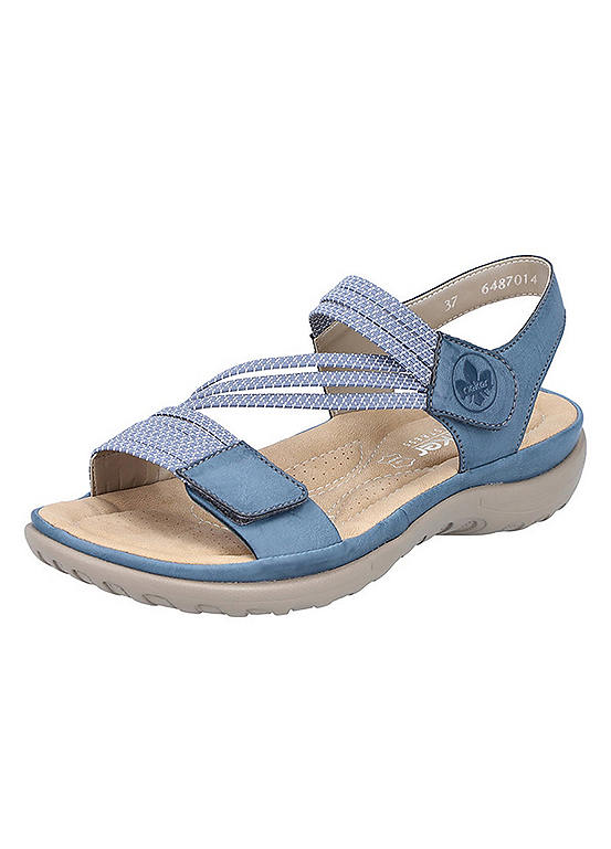 Rieker Blue 64870-14 Sandals | Curvissa