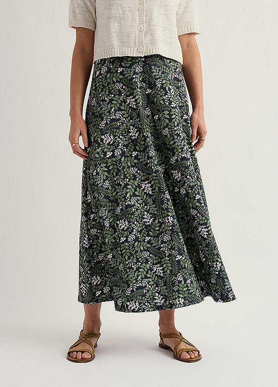 Seasalt Cornwall Rose A-Line Skirt | Curvissa