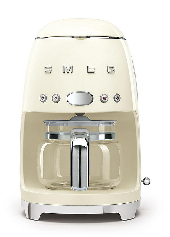 SMEG DCF02CRUK Drip Coffee Machine - Cream | Curvissa
