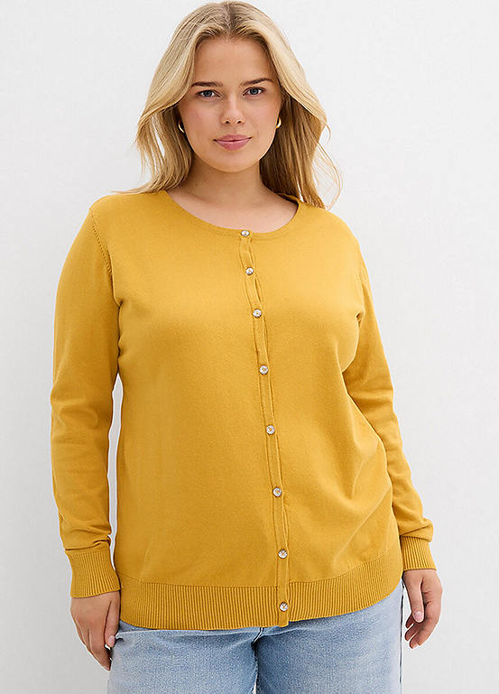 Smooth Knit Cardigan by bonprix | Curvissa