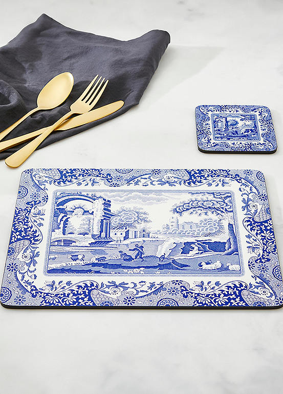 Spode Blue Italian Set of 6 Placements | Curvissa