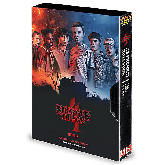 Stranger Things Season 4 A5 Premium Notebook | Curvissa