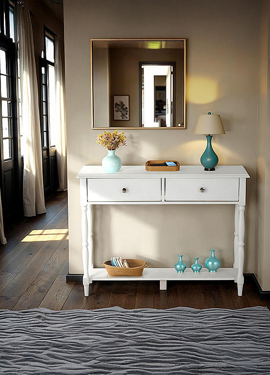 Stratford 2 Drawer Console Table | Curvissa