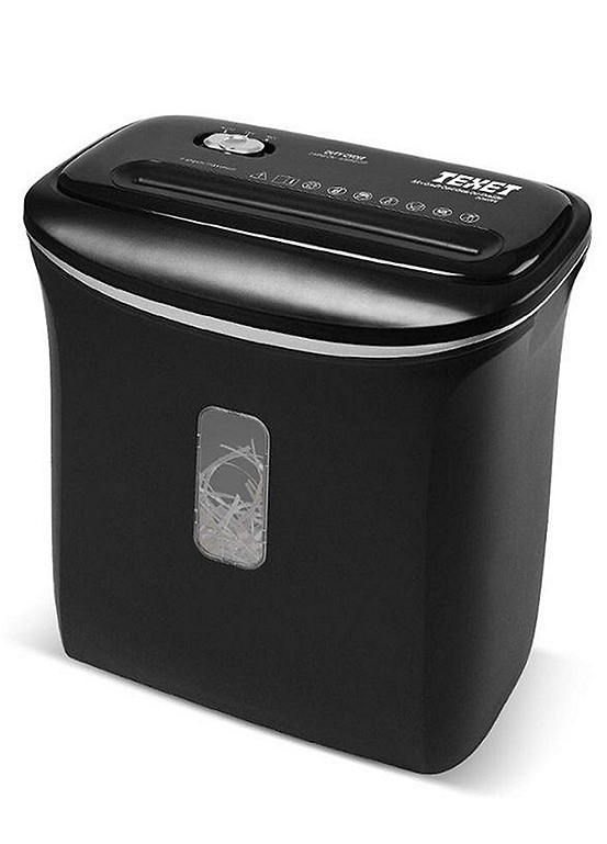 TEXET 6 Sheet A4 Paper Compact Shredder | Curvissa