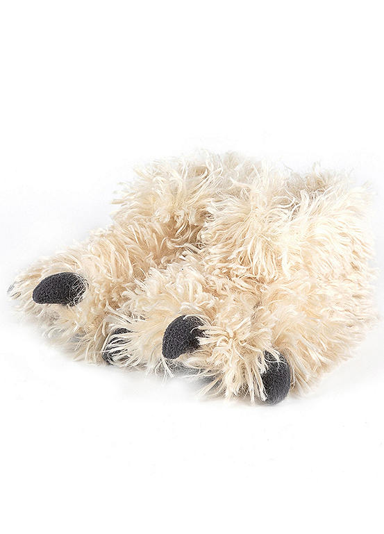 Totes Kids Novelty Yeti Foot Slippers | Curvissa