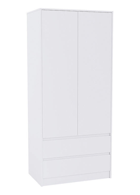 Vida Designs Denver 2 Door Wardrobe with Drawers | Curvissa