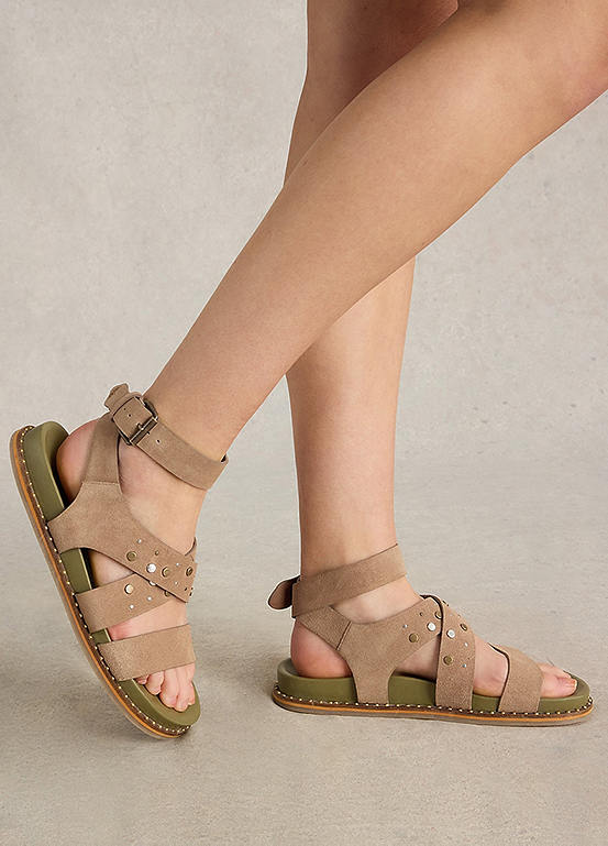 White Stuff Gladiator Footbed Sandals | Curvissa